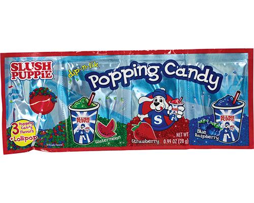 Slush Puppie Popping Candy & Lollipop | Plus Candy